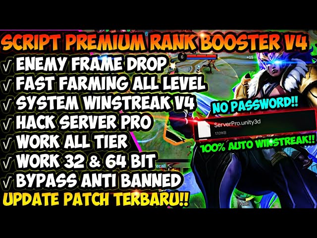 Script Rank Booster Anti Banned Mobile Legends 2023