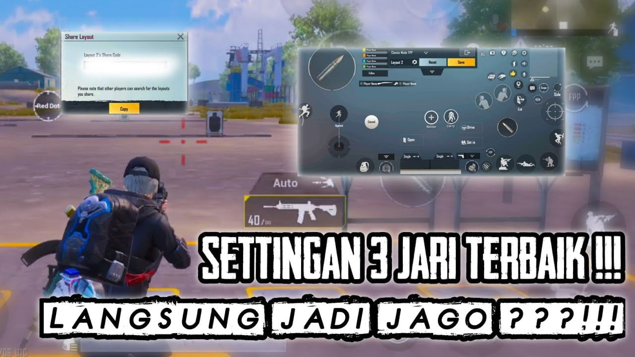 Kode Layout 3 Jari PUBG New State Terbaik 2023
