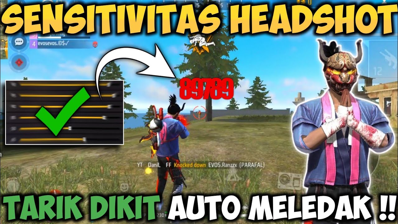 Sensitivitas FF Frontal Gaming Auto Headshot Asli