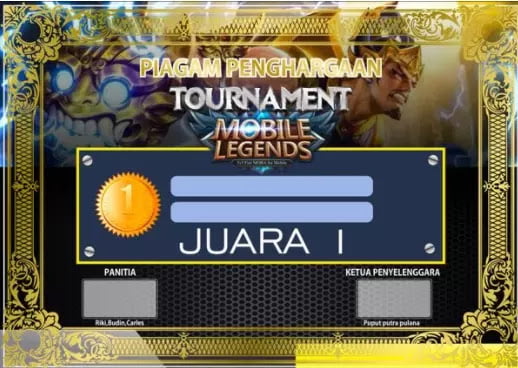 Mentahan Sertifikat Mobile Legends 2023 [Polosan, Kosong, PDF, PNG]