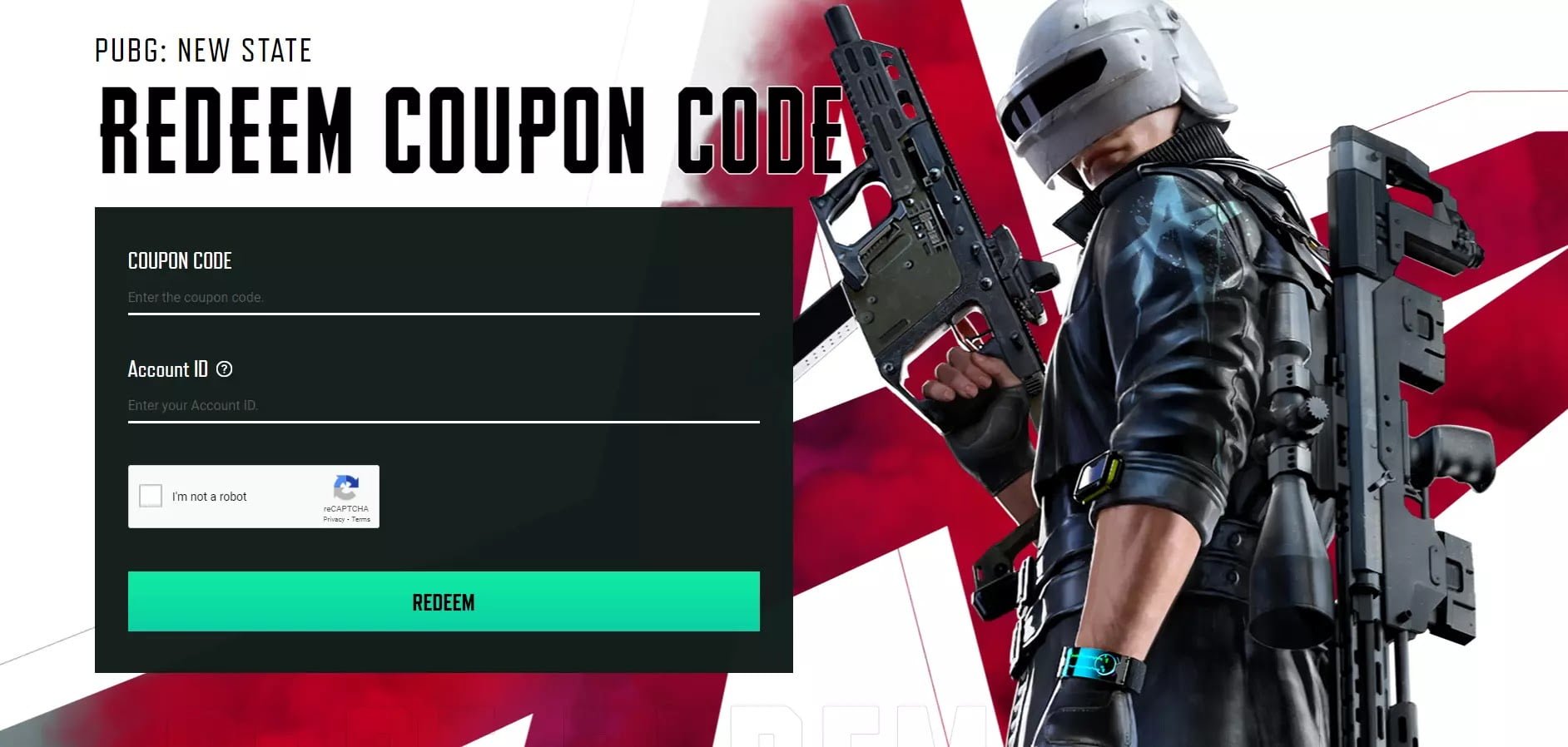 Kode Redeem PUBG New State Terbaru 2023