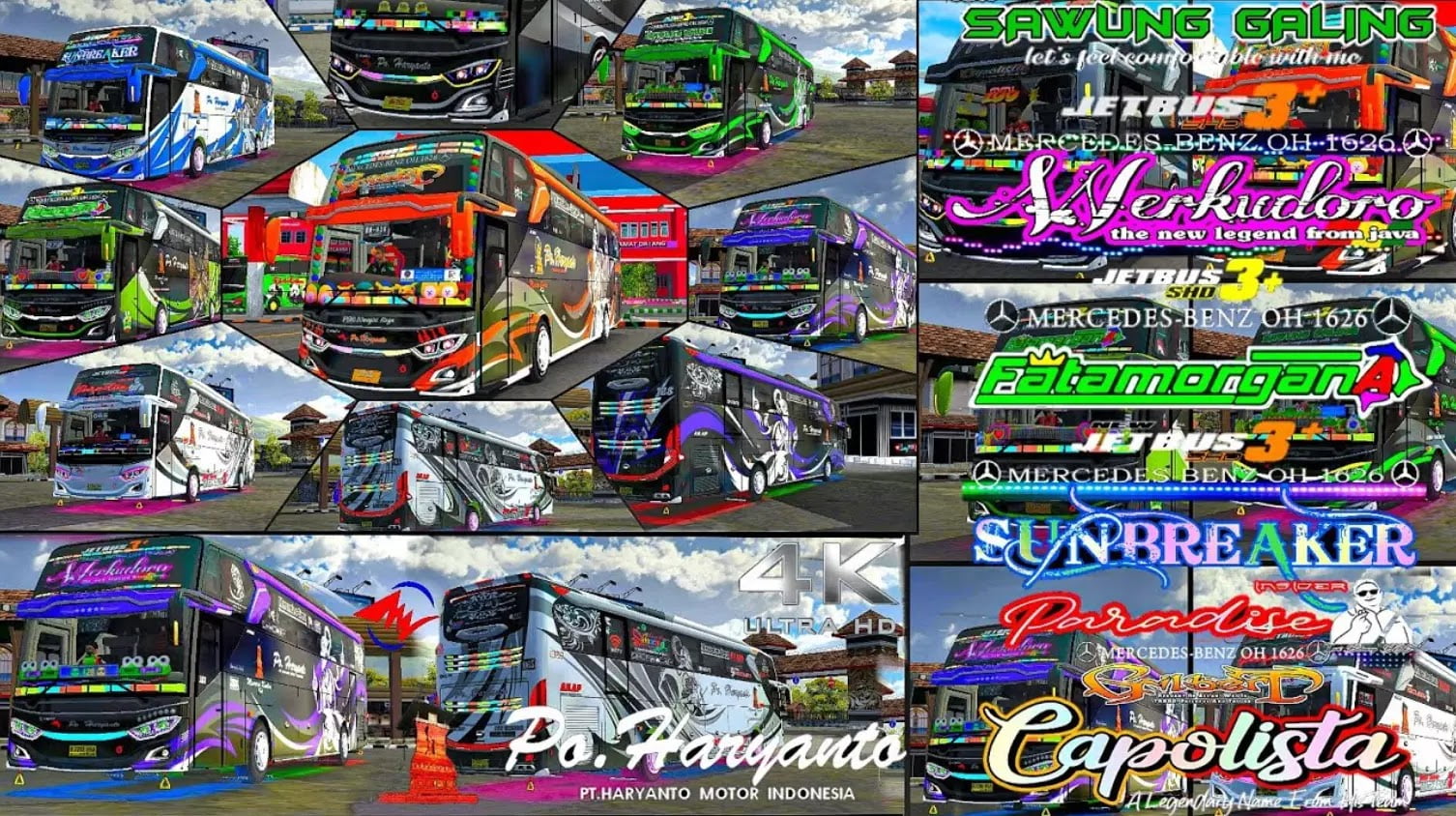 1000+ Download Livery Bussid Keren HD, SHD, Format PNG Jernih Terbaru