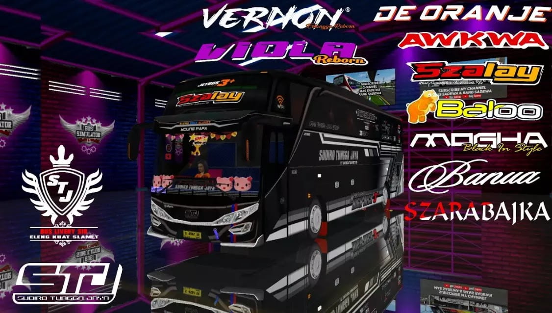 20+ Download Livery Bussid Hitam Keren Polos PNG HD