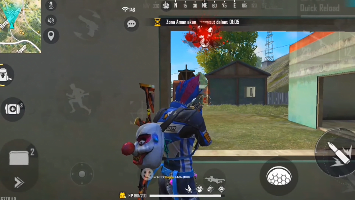 Sensitivitas FF HP Vivo Auto Headshot Terbaru 2023