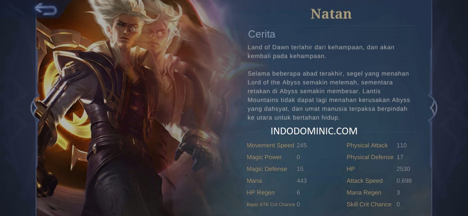 Build Natan Tersakit 2023 Top Global Hyper Carry