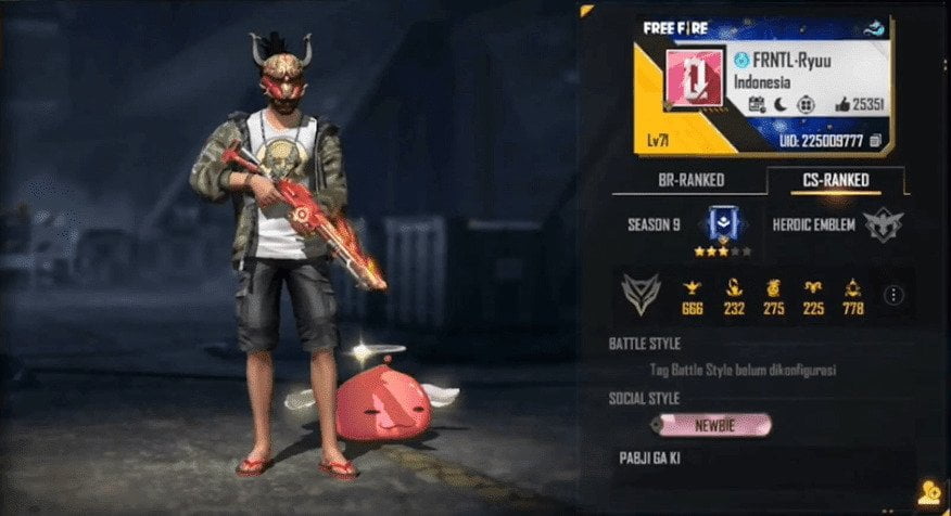 ID FF Frontal Gaming Asli 2023 dan Nama Akun FF Terbaru